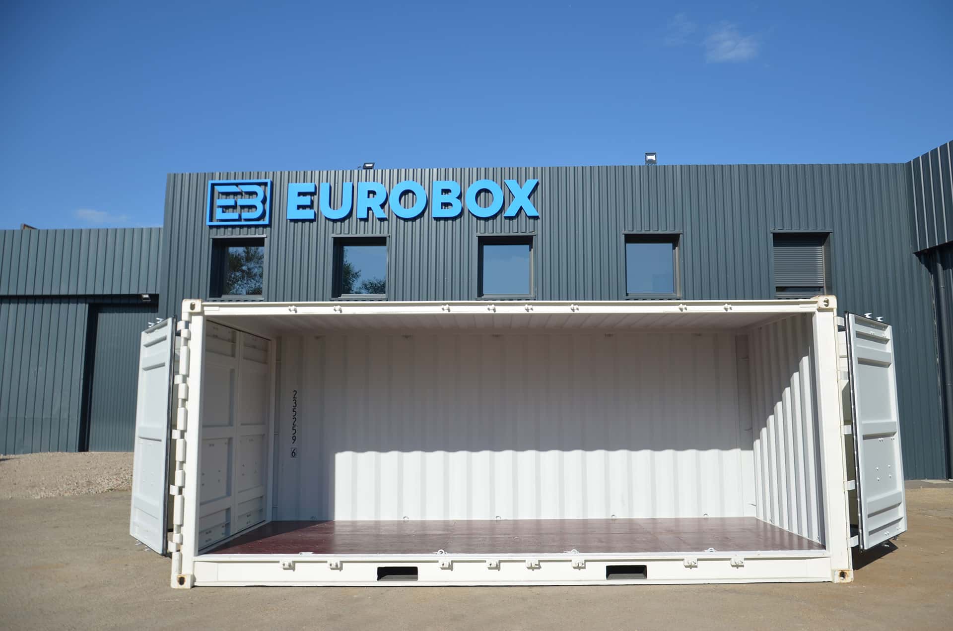 Container maritime 20 pieds Openside - Eurobox